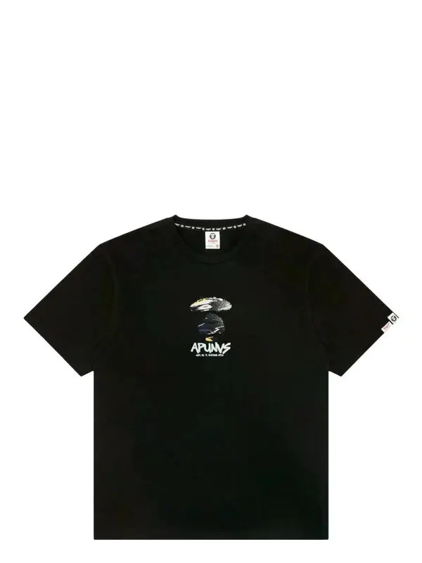 AAPE BY *A BATHING APE Aapeunvs Graphic-print T-shirt - Black