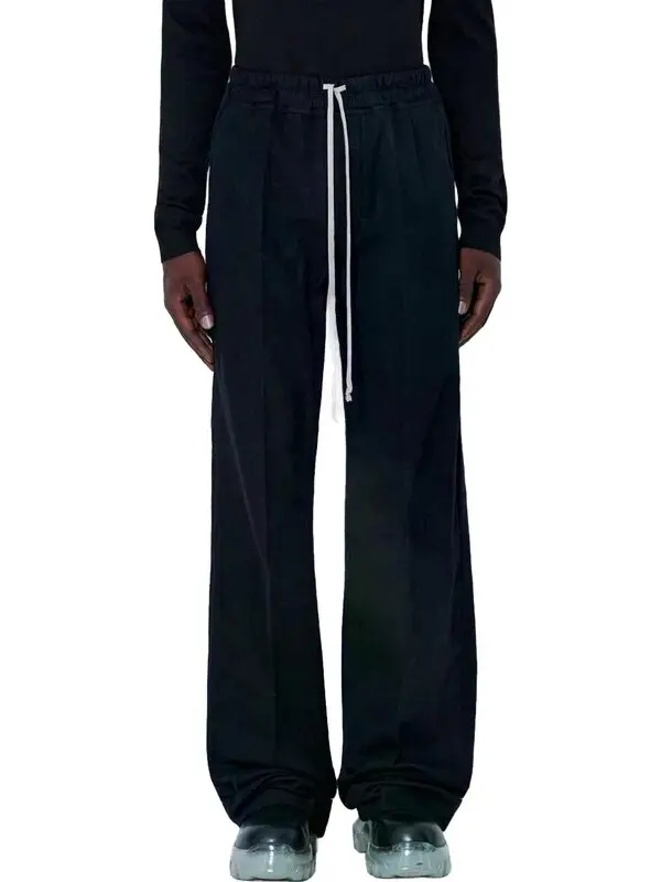 Rick Owens Drawstring Wide-leg Trousers - Black