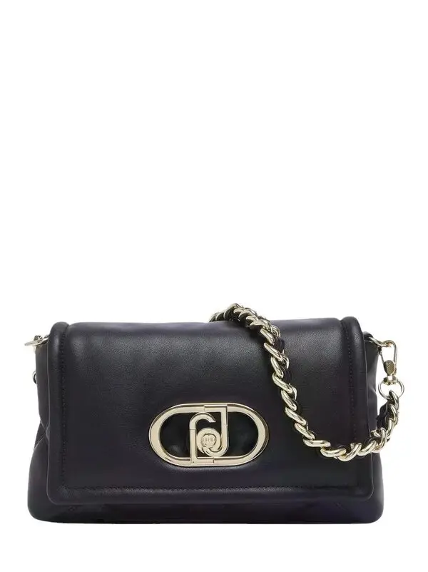 Liu Jo Lapuffy Quilted Medium Shoulder Bag - Black