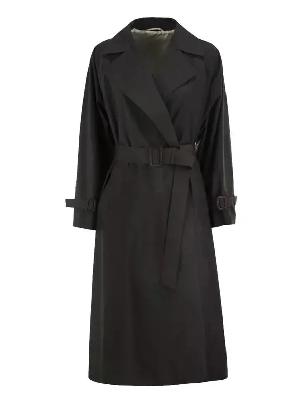 Max Mara Belted Trench Coat - Black
