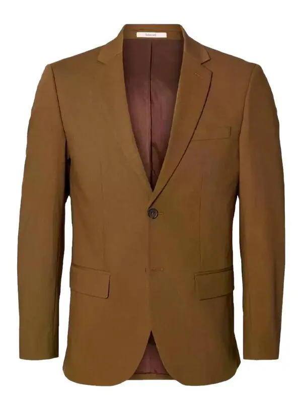 SELECTED Slim-fit Blazer - Brown