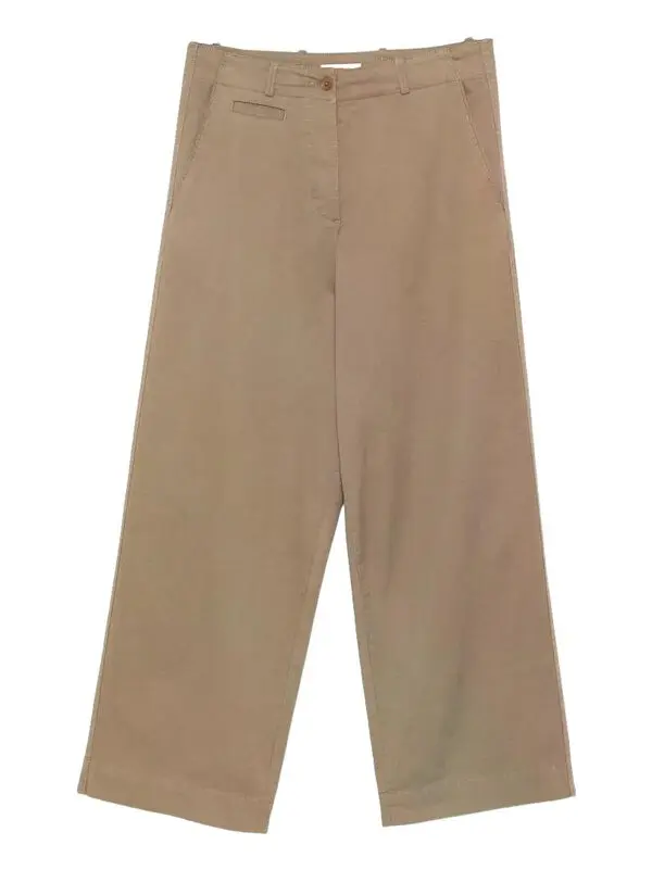 THE ROW Fadry Wide-leg Trousers - Neutrals