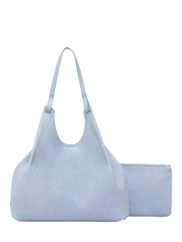 GIANNI CHIARINI Large Grained Shoulder Bag - Blue