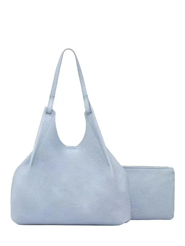 GIANNI CHIARINI Large Grained Shoulder Bag - Blue