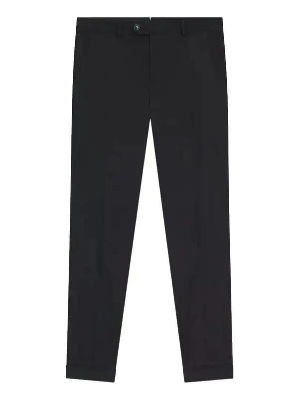 BOSS Tailored Pressed-crease Trousers - Black