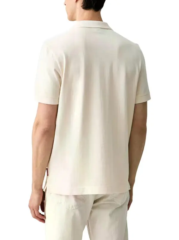 JOOP! Logo-patch V-neck Shirt - Neutrals