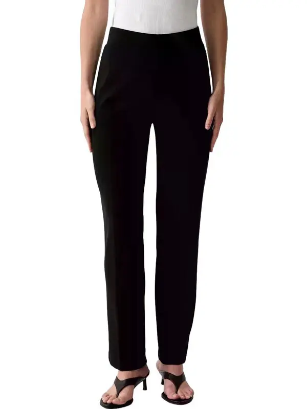 Joseph Ribkoff Tailored Straight-leg Trousers - Black