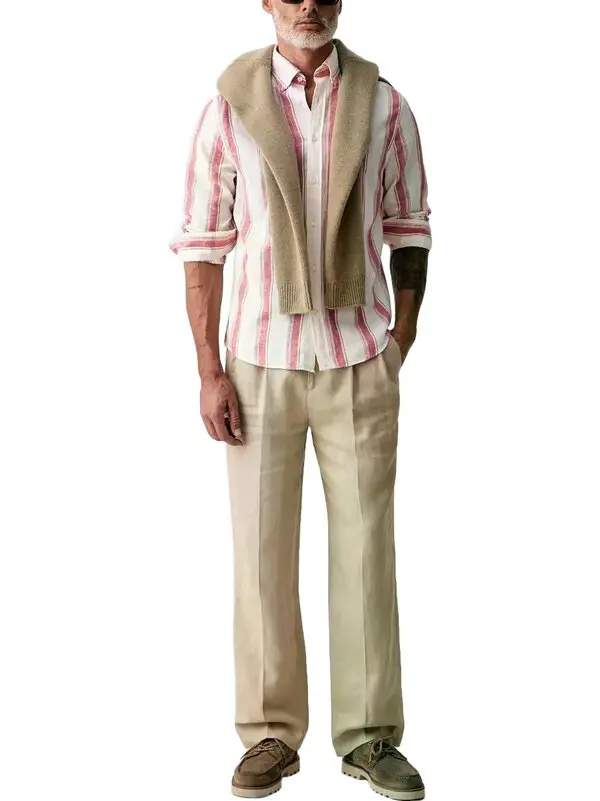 Gant Striped Button-down Shirt - White