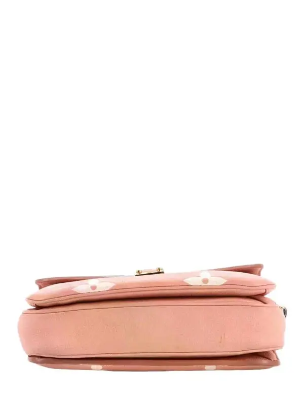 LOUIS VUITTON Pochette Metis Monogram Empreinte Giant Crossbody Bag - Pink