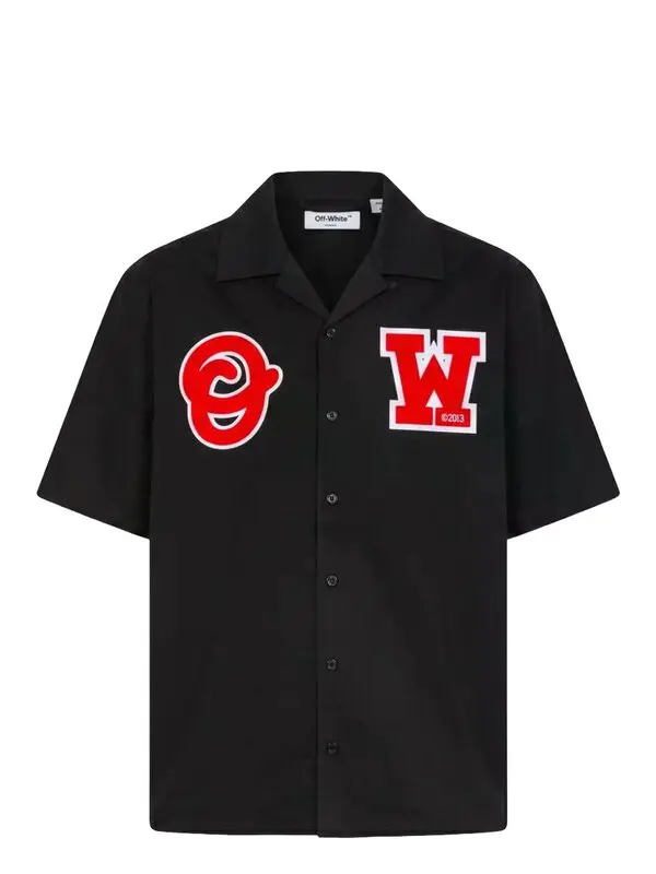 Off-White Logo-print Shirt - Black