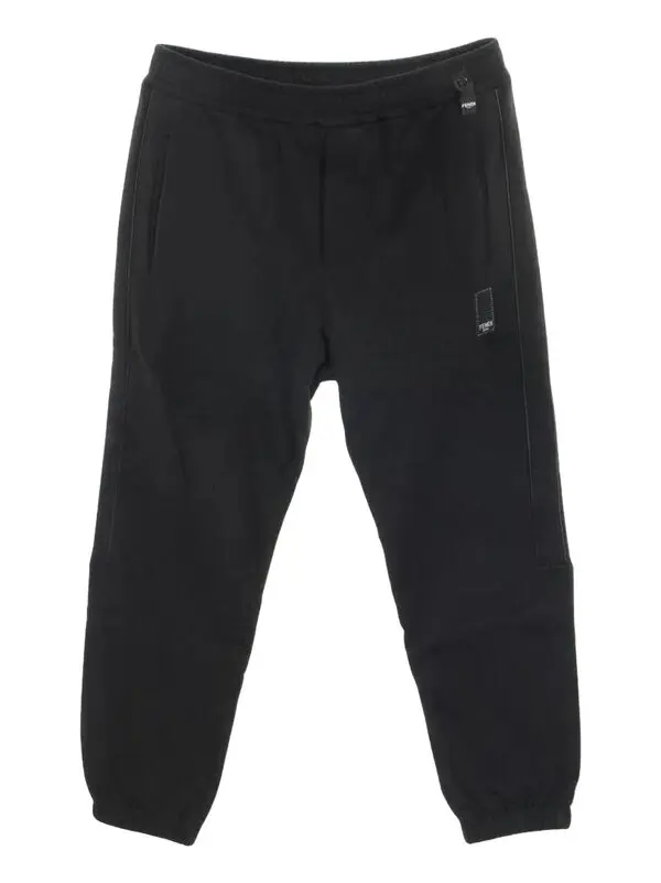 Fendi 2010s Cotton Track Pants - Black