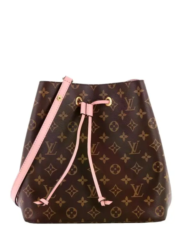 LOUIS VUITTON Monogram Canvas Bucket Bag - Pink
