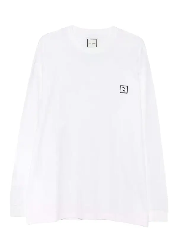 WOOYOUNGMI Logo-print Long-sleeve T-shirt - White
