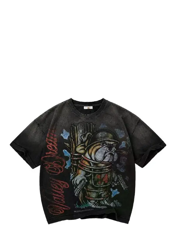 VALE FOREVER Dog Of War Short-sleeve T-shirt - Black