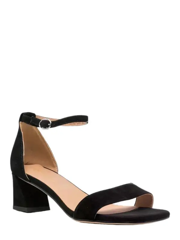 LINDA BAUMANN Buckle-fastening Block-heel Sandals - Black