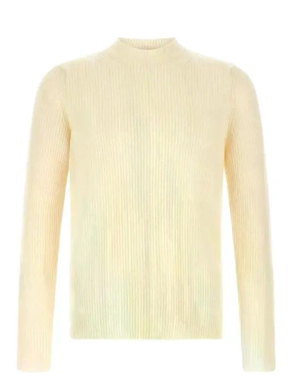 ZANONE Ribbed Knit Virgin Wool Sweater - Neutrals