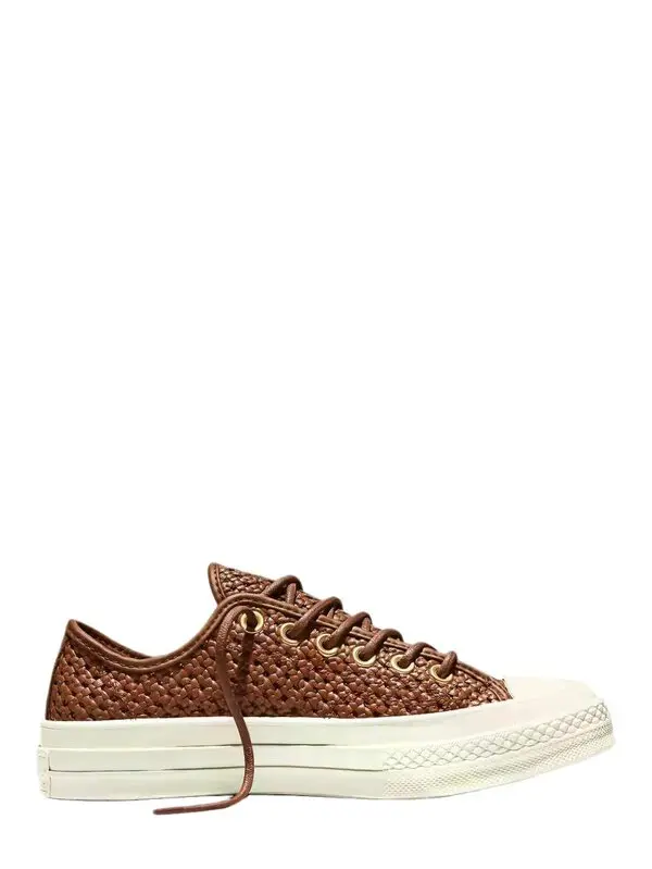 CONVERSE Chuck 70 Woven Leather Sneakers - Brown