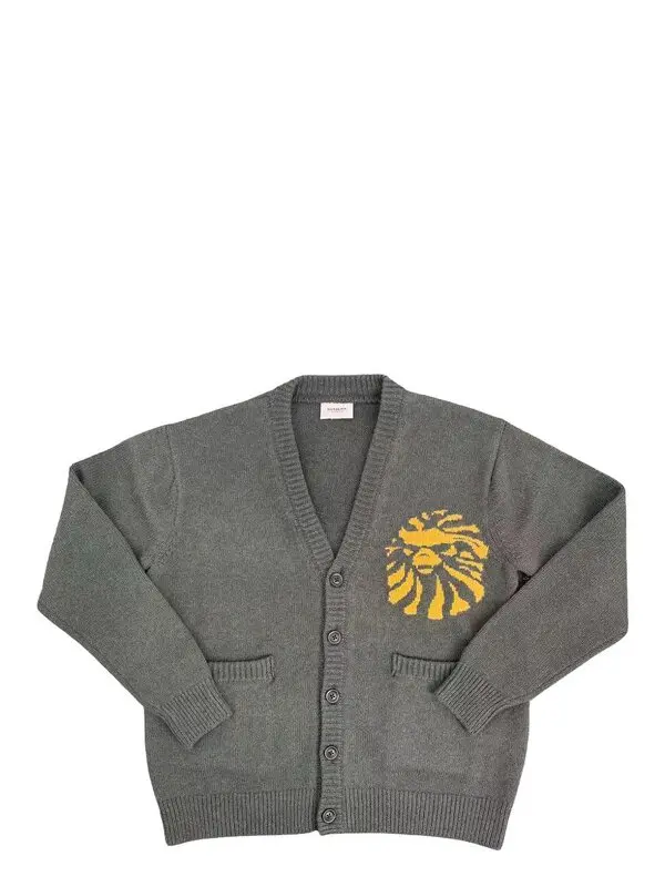 A BATHING APE Black V-neck Cardigan - Green