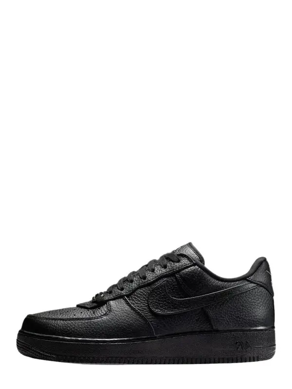 Nike Force 1 Lace-up Sneakers - Black