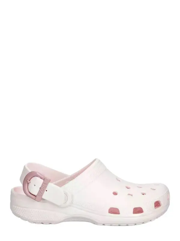 CROCS Buckle-fastening Perforated Mules - Pink