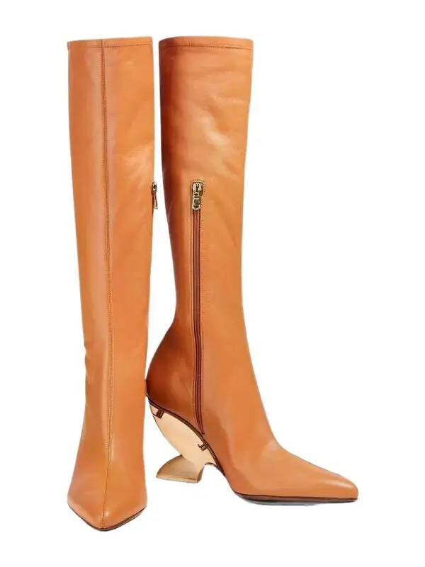 Zimmermann Sculptural Heel Knee-high Boots - Brown