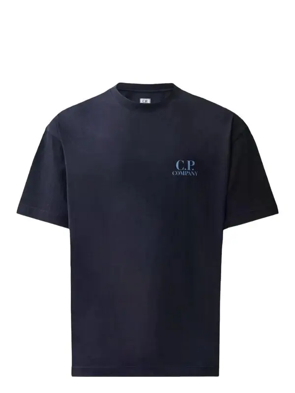C.P. COMPANY 30/1 Jersey Short Sleeve Comfort T-shirt - Blue