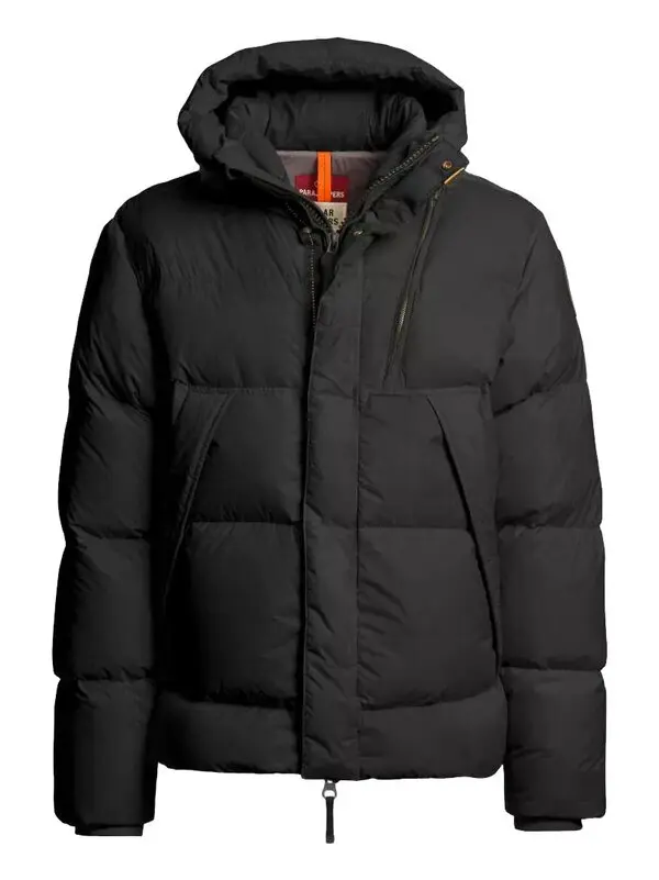 PARAJUMPERS Hooded Down Jacket With Zip Fastening - Black