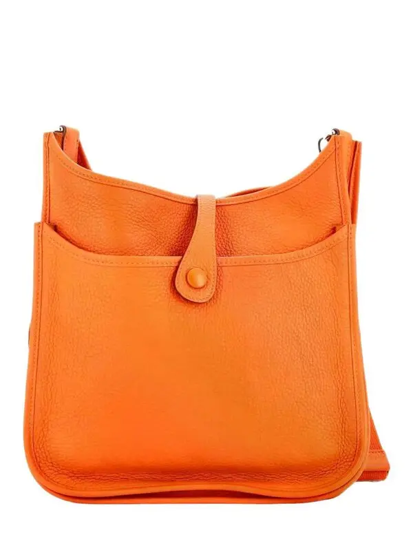 Hermès Evelyne Gen Iii Clemence Pm Crossbody Bag - Orange