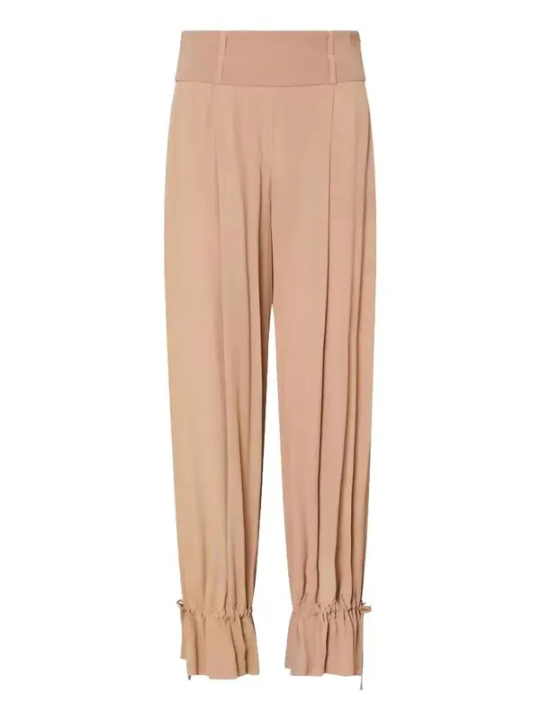 Liu Jo Wide-leg Trousers With Drawstring Detail - Pink