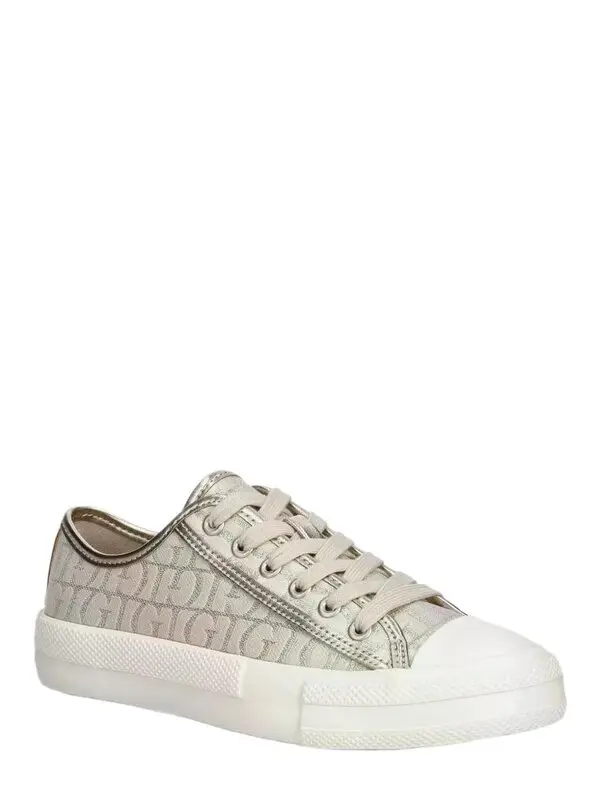 Guess Carey Logo-print Sneakers - Neutrals