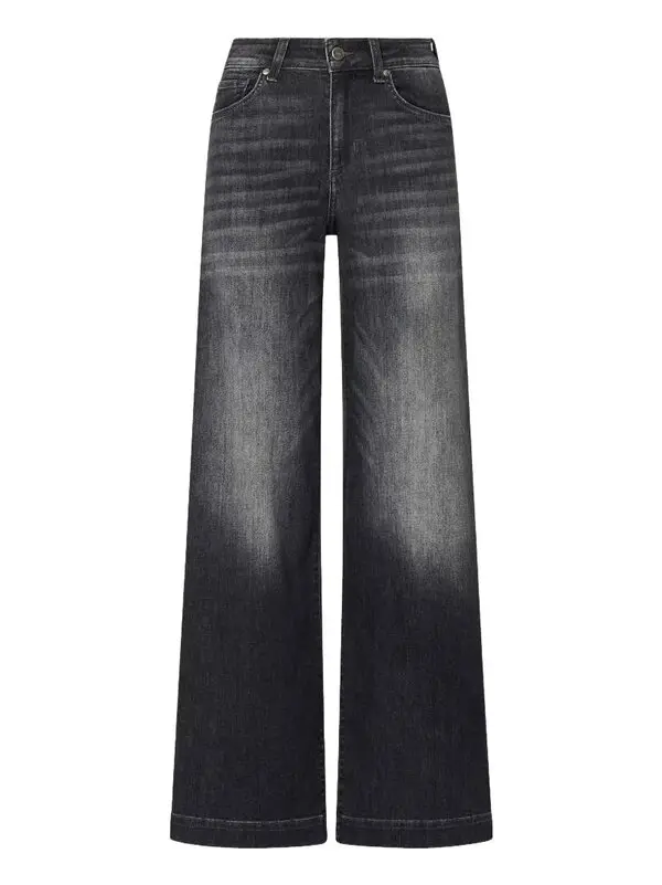 Liu Jo High Waist Flare Jeans - Black