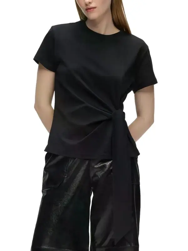 Karl Lagerfeld Knot Detail T-shirt - Black