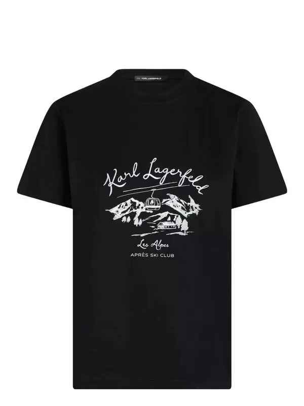 Karl Lagerfeld Graphic T-shirt - Black
