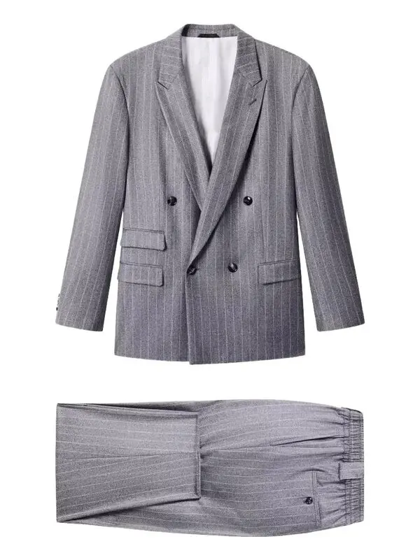 Giorgio Armani Oversized Double-breasted Suit - Grey