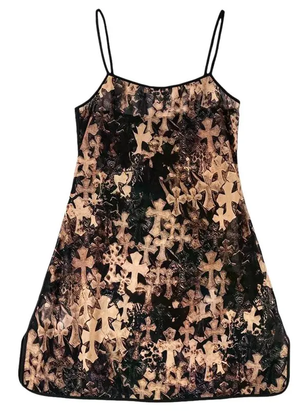 Chrome Hearts Printed Mini Dress - Black