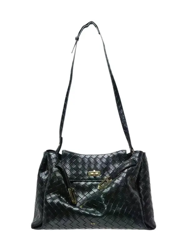 Jw Pei Rhea Woven Shoulder Bag - Black
