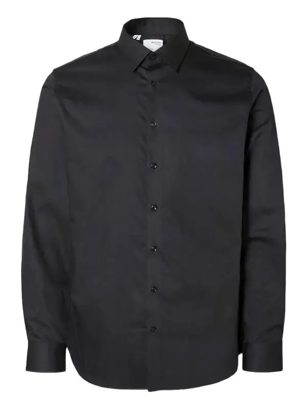 SELECTED Slim-fit Shirt - Black