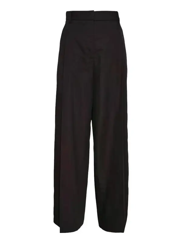 N°21 Tailored Wide-leg Trousers - Black