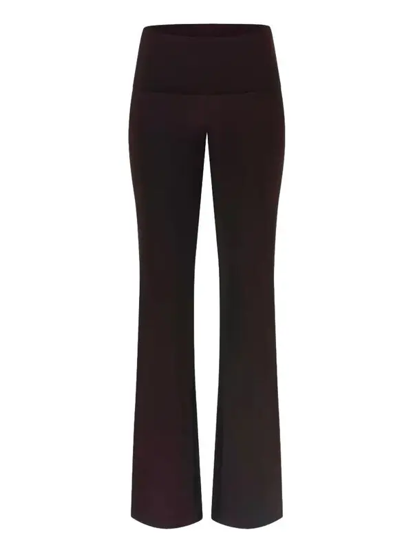 Guess Flared Hem Track Pants - Brown