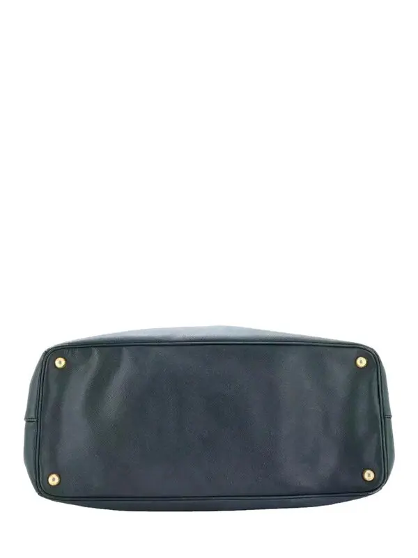 Prada Lux Saffiano Leather Xl Tote Bag - Green