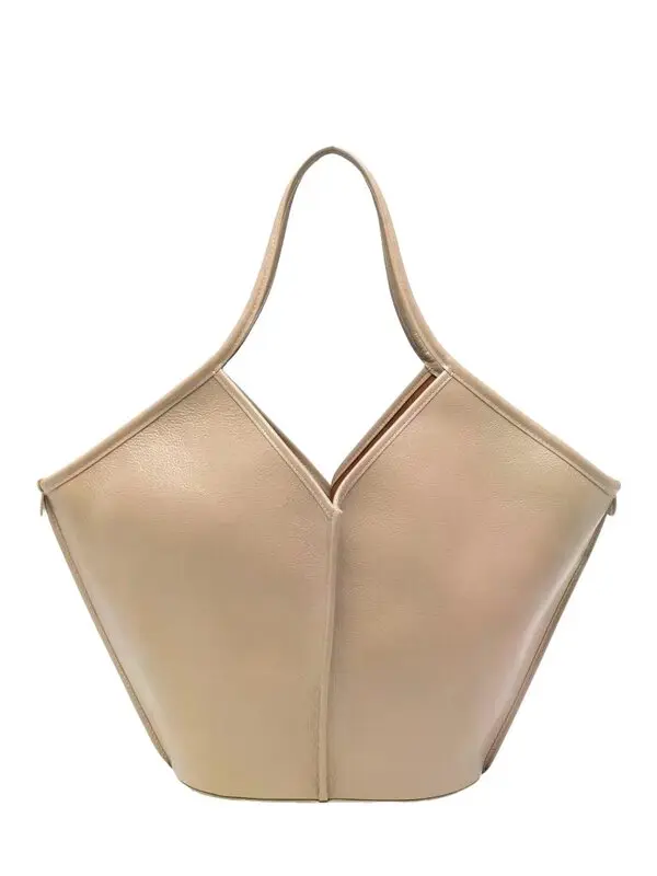 Hereu Calella Leather Tote Bag - Neutrals