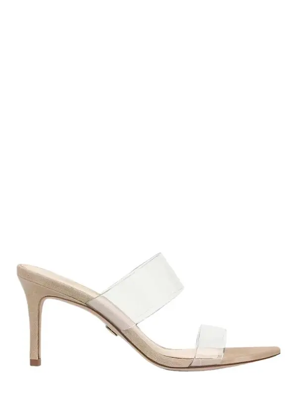 Veronica Beard Asha Transparent-strap Sandals - White