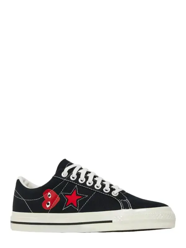 CONVERSE Comme Des Garçons Play X One Star Low Top Sneakers - Black