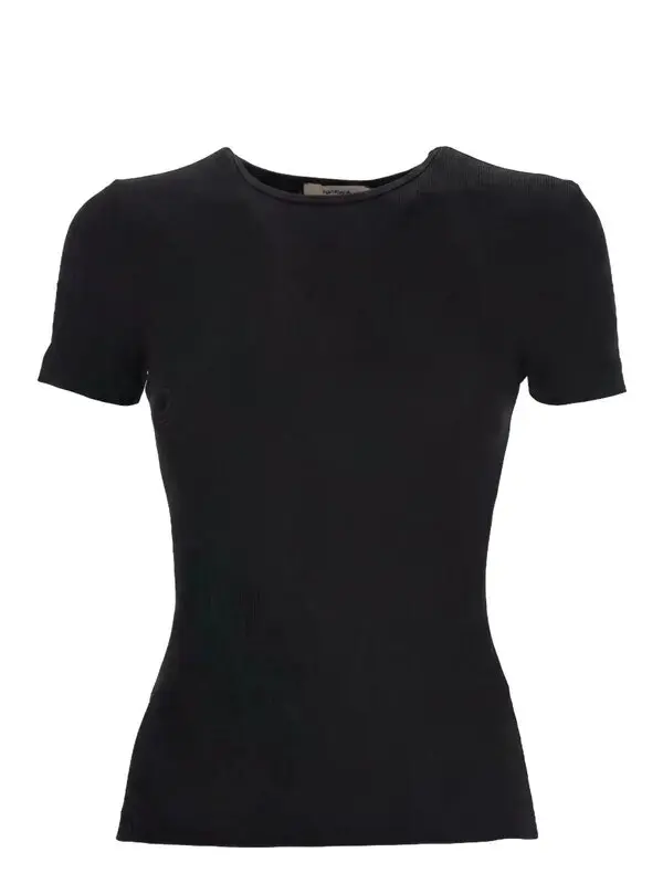 PANGAIA Crew Neck Short Sleeve T-shirt - Black
