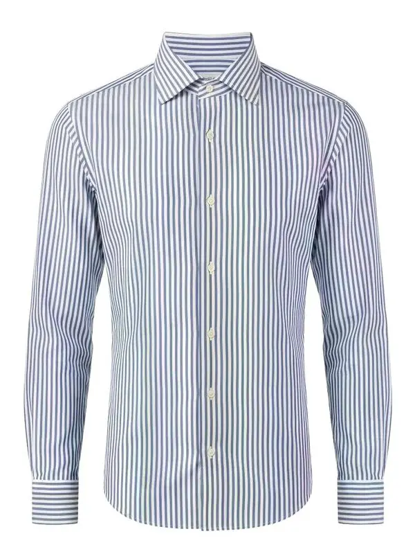 TOMBOLINI Vertical-stripe Shirt - White