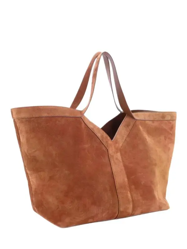 Saint Laurent Y Leather Medium Tote Bag - Brown