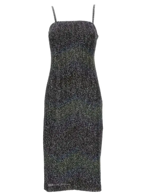 Missoni Sequin Embellished Zigzag Mini Dress - Black