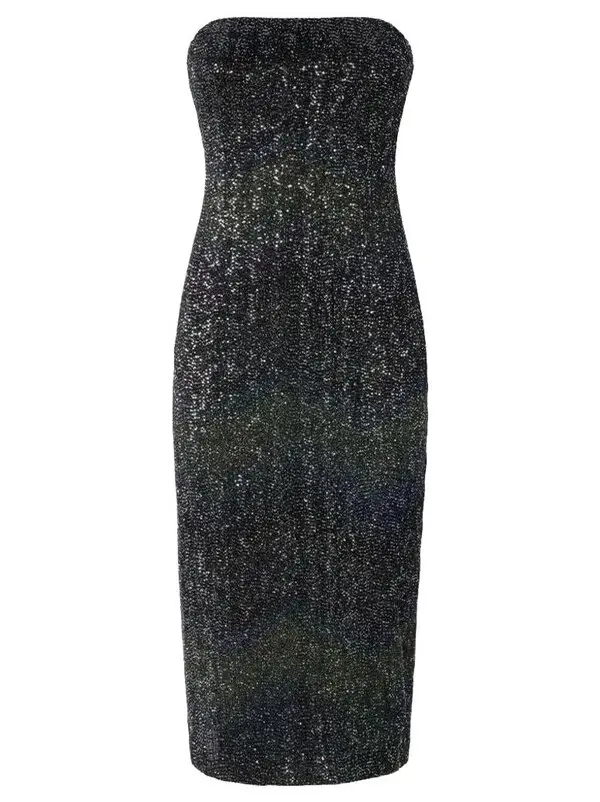Missoni Sequin Embellished Zigzag Mini Dress - Black
