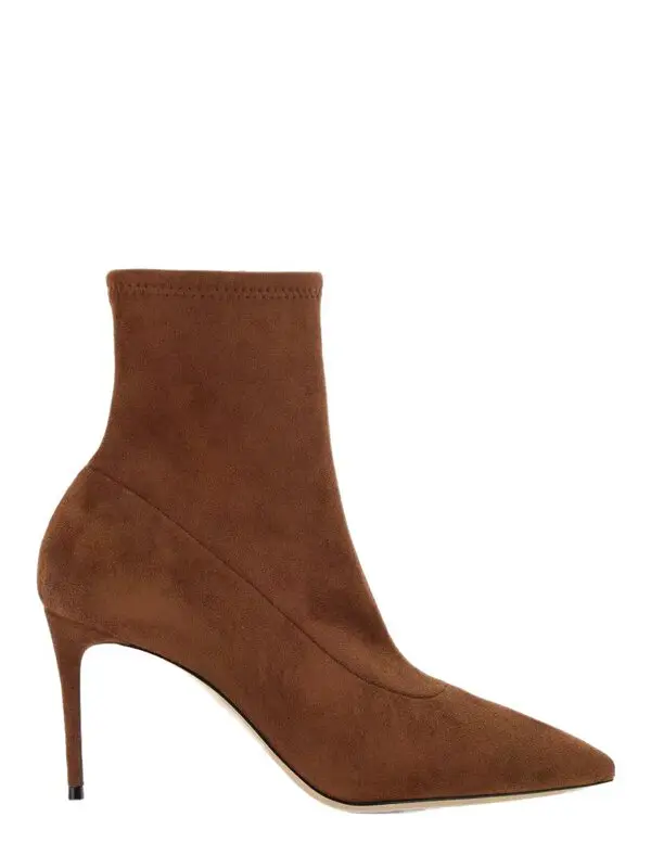 Casadei Julia Pointed-toe Stiletto Ankle Boots - Brown