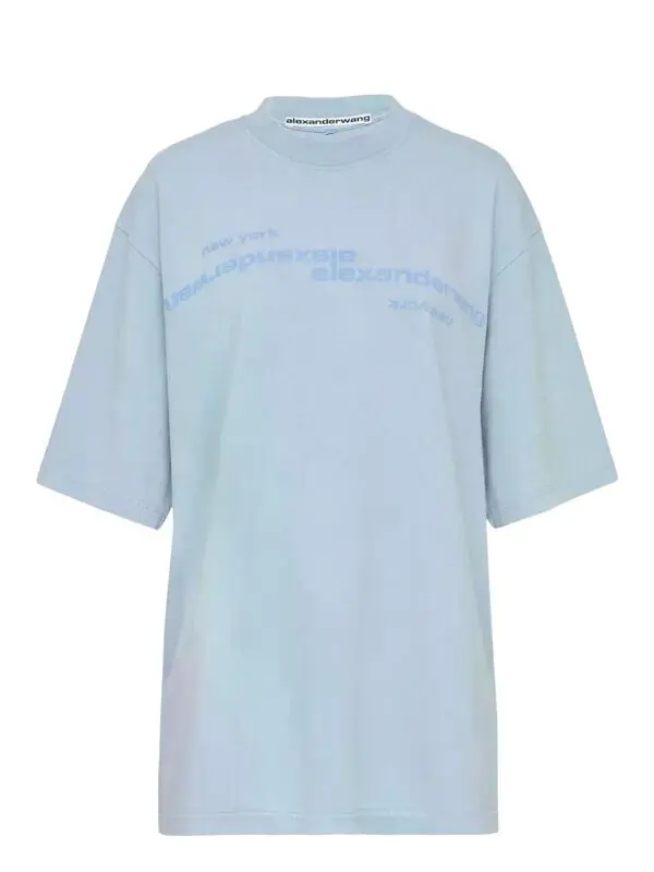 Alexander Wang Logo Print T-shirt - Blue